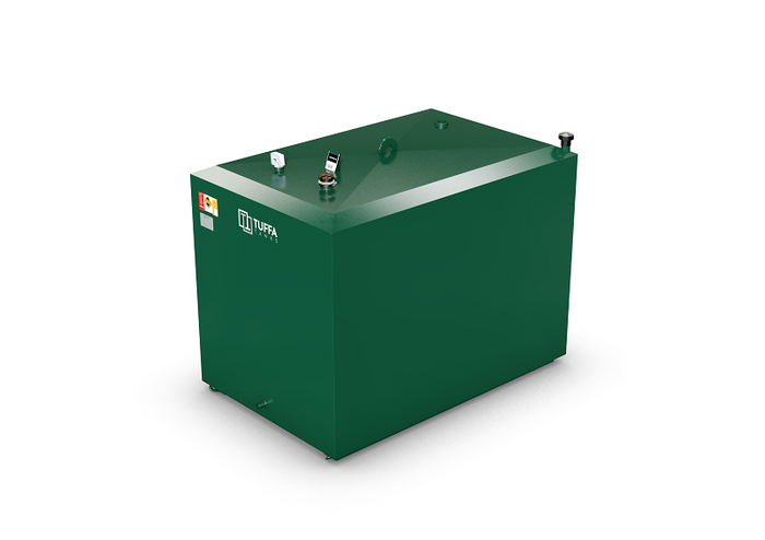 2300 Litre Steel Bunded Heating Oil Tank - Tuffa Tanks Ireland