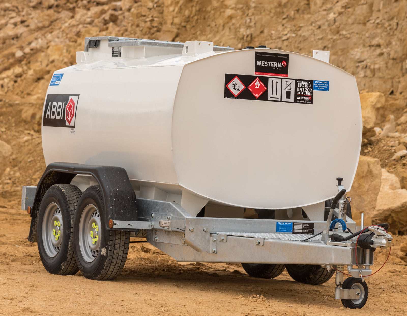 2000 Litre Steel Bunded Bowser - Western ABBI Highway Bowser - Ireland